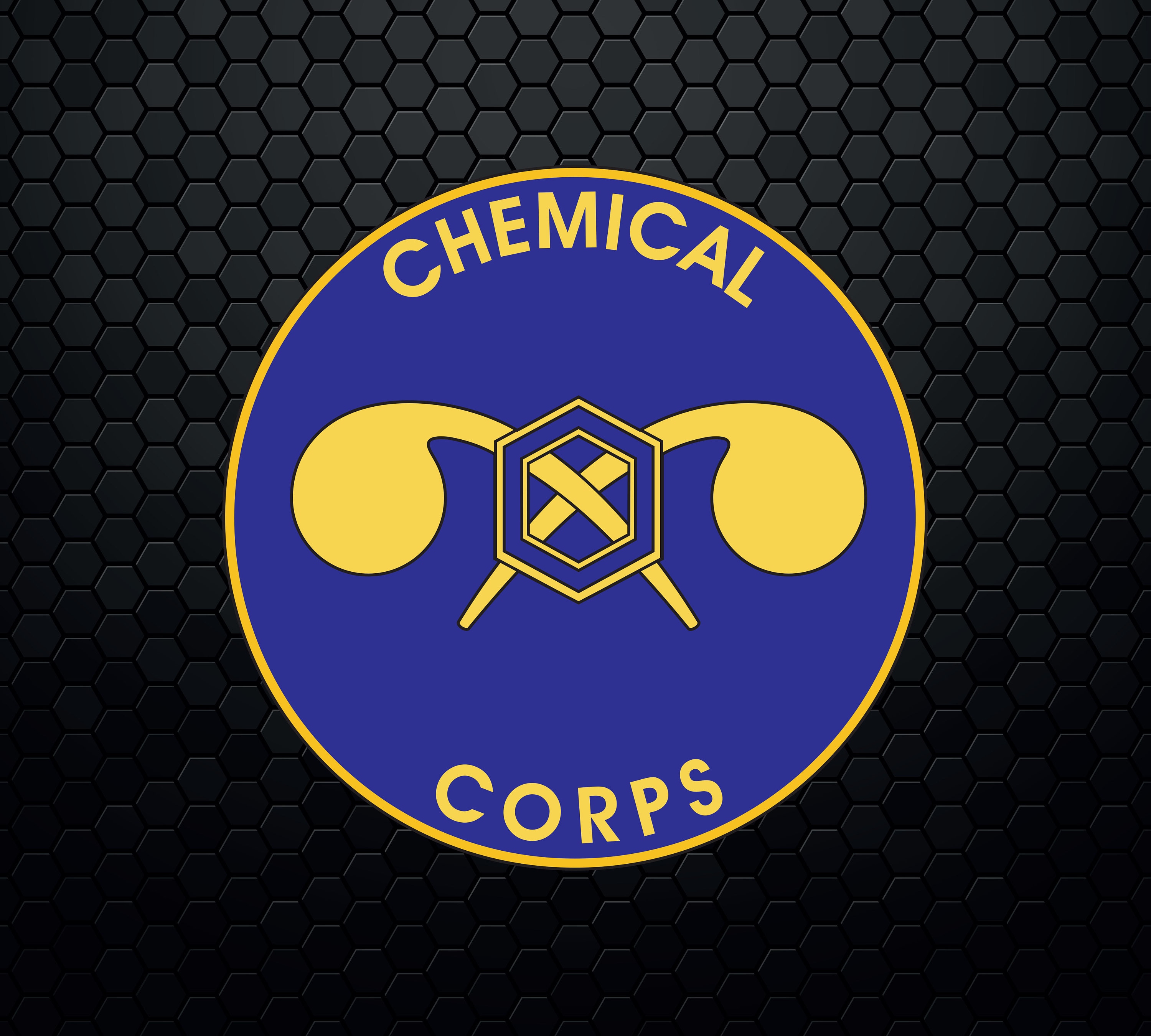 U S Army Chemical Corps Branch Plaque Patch Logo Decal Emblem Crest Insignia Badge Digital