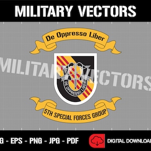5th Special Forces Logo - Etsy