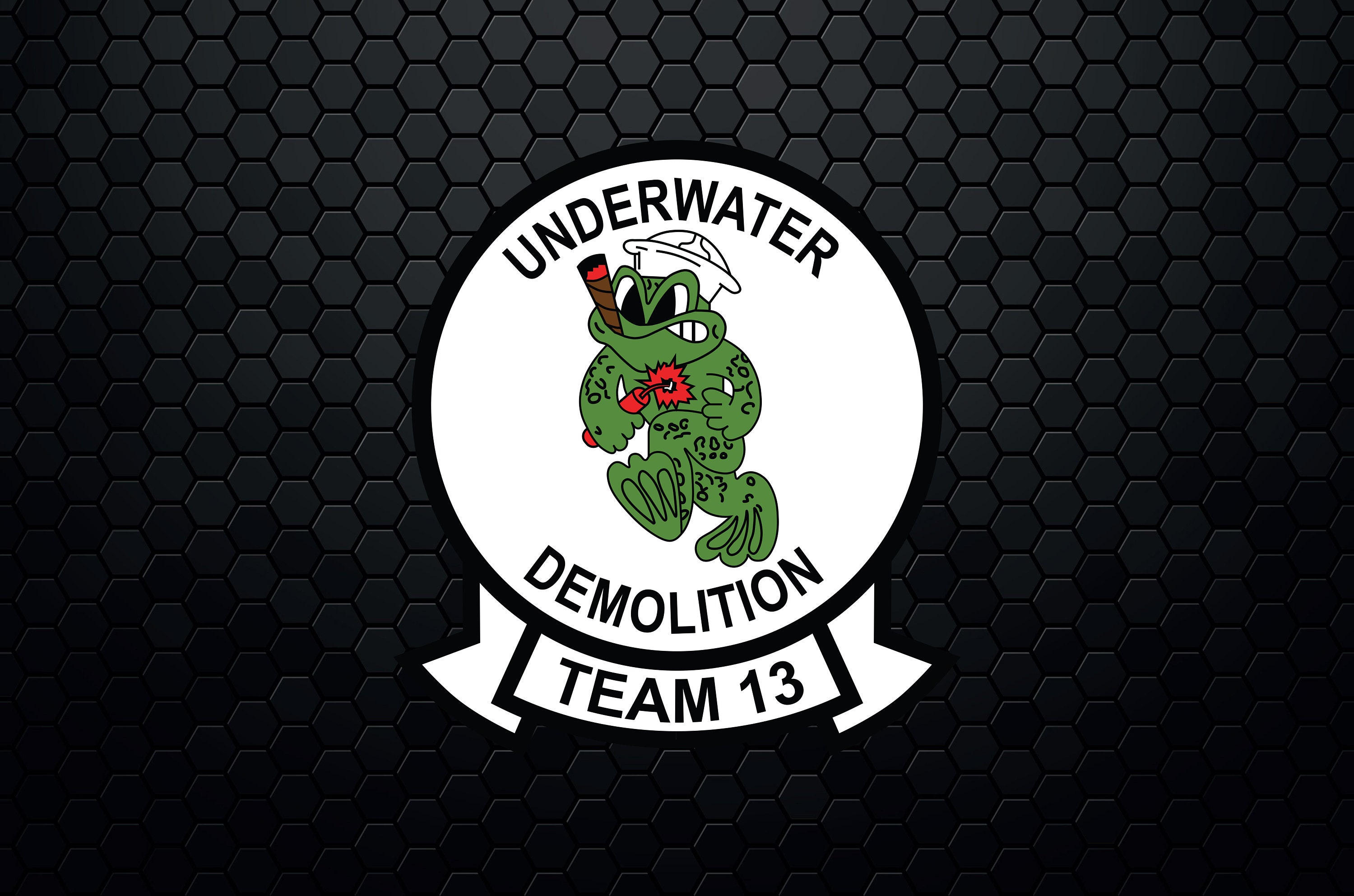 US Navy Underwater Demolition Team 13 UDT-13 Patch Logo | Etsy UK