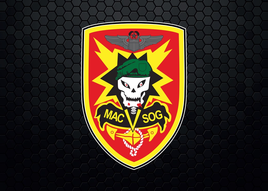 US Army MACV-SOG - Patch Pin Logo Decal Emblem Crest Insignia - Digital ...