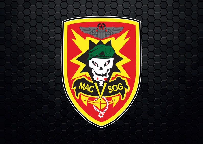 US Army MACV-SOG Patch Pin Logo Decal Emblem Crest Insignia - Etsy Canada