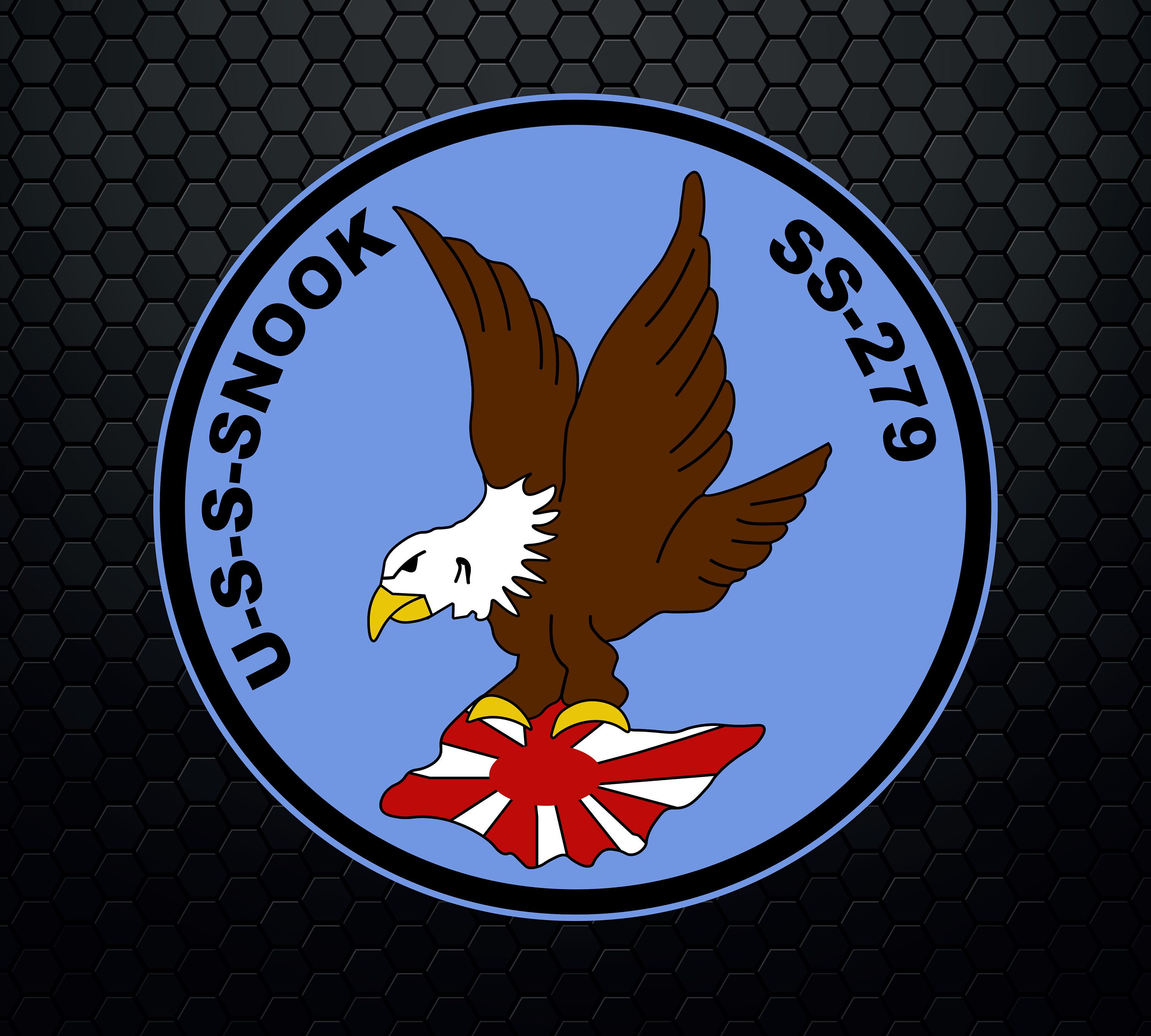 U.S. Navy USS Snook SS-279 Submarine Patch Logo Decal Emblem - Etsy