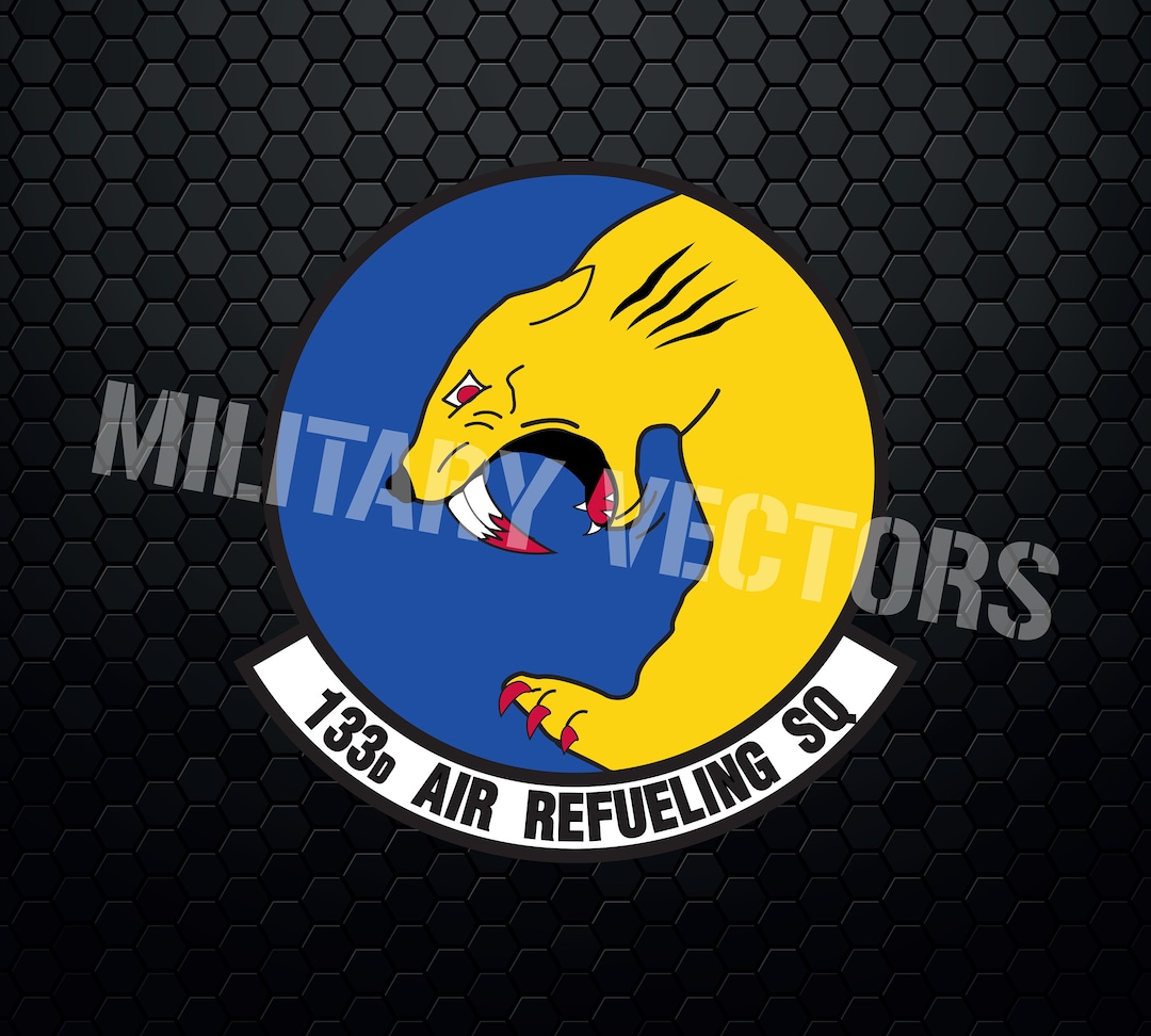 U.S. Air Force (USAF) 133rd Air Refueling Squadron - Patch Logo Decal ...