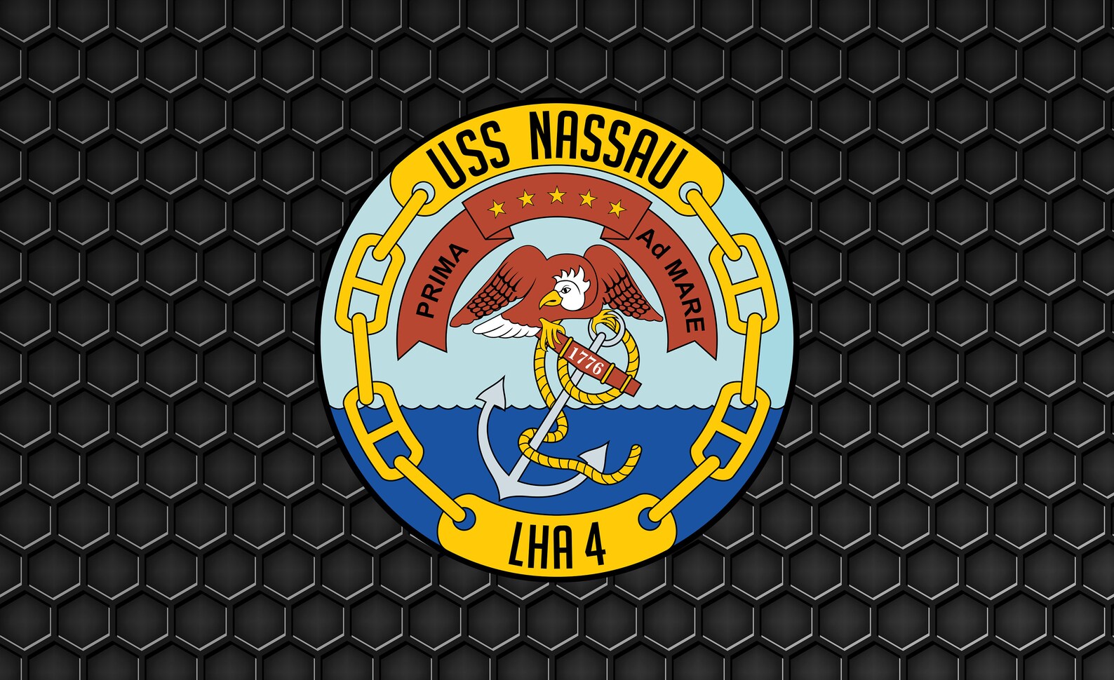 US Navy USS Nassau LHA-4 Amphibious Assault Ship Patch Pin | Etsy