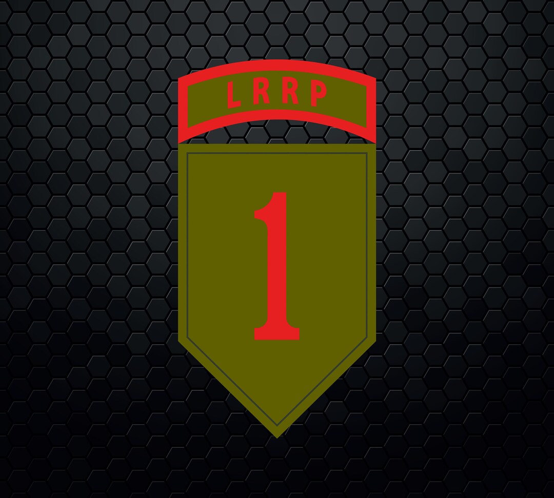 1st Infantry Division (1st ID) LRRP - Vietnam War - Logo Emblem Crest ...
