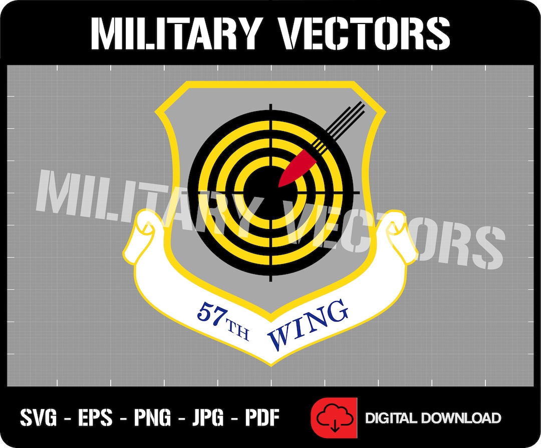 U.S. Air Force 57th Wing - USAF - Patch Logo Decal Emblem Crest ...