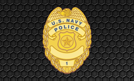 US Navy Police Badge Patch Pin Logo Decal Emblem Crest - Etsy