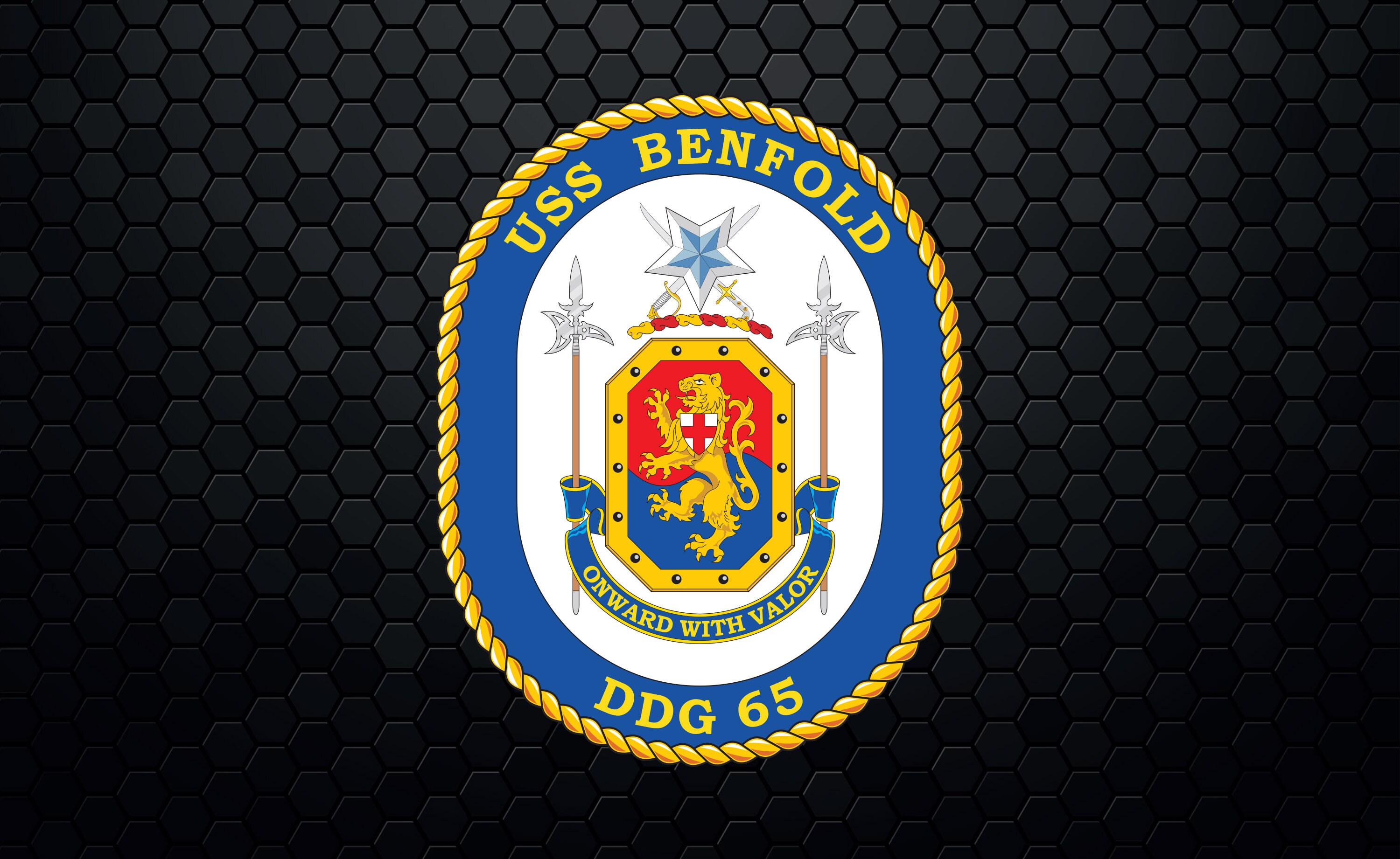 USS Benfold DDG-65 US Navy Guided Missile Destroyer Patch | Etsy