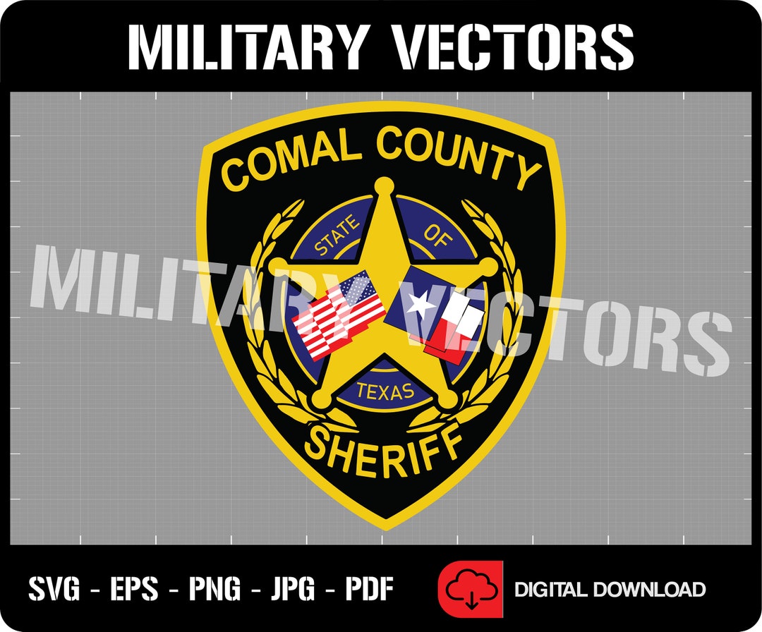 Comal County Sheriff's Office - Law Enforcement - Patch Logo Decal ...