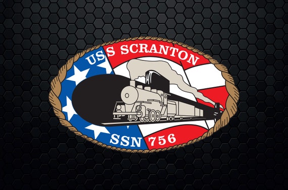 USS Scranton SSN-756 Attack Submarine Patch Logo Decal - Etsy