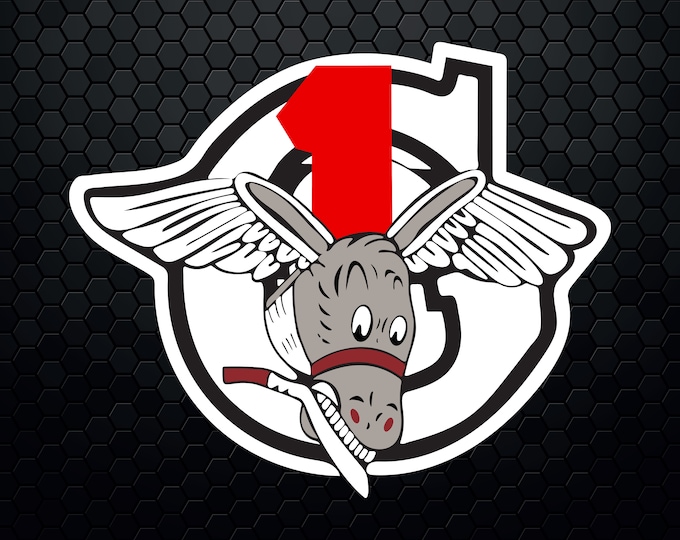 USAAF 1st Air Commando Group WW2 Logo Emblem Crest Insignia Digital Svg ...