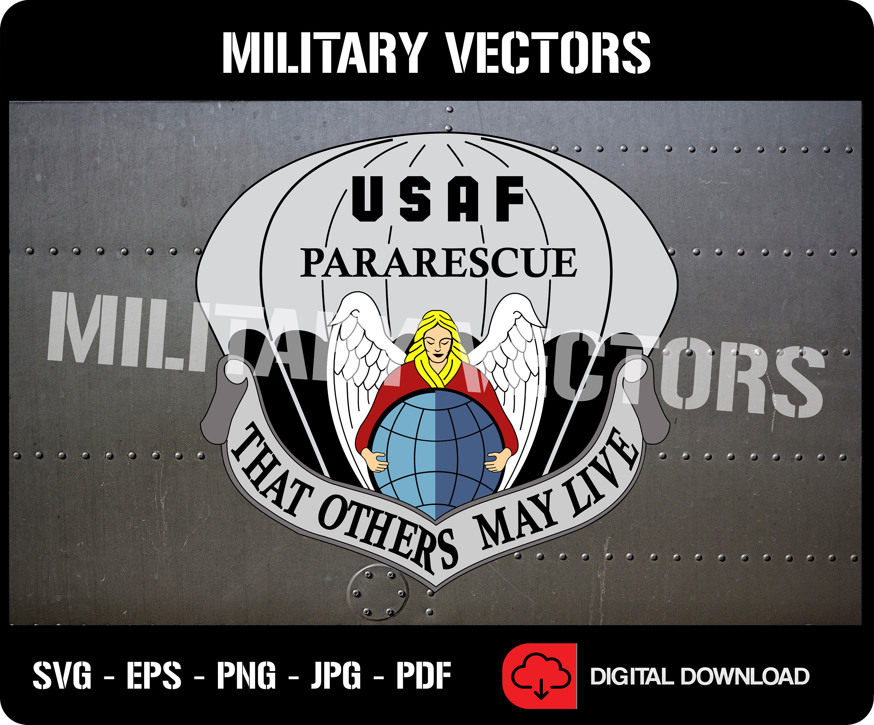 Air Force Pararescue Logo Air Force Pararescue Insignia Pj Military