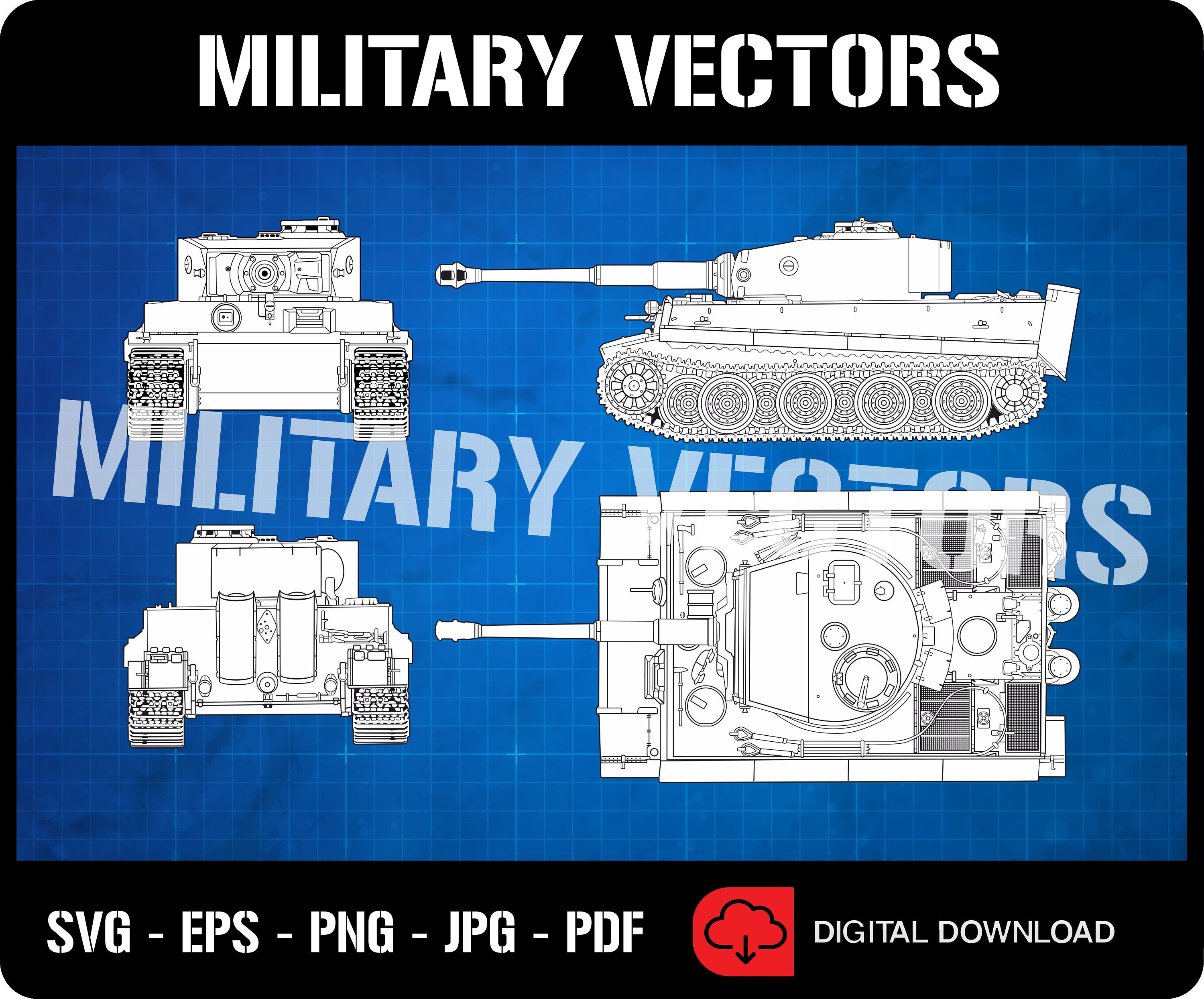 Tiger Tank Blueprints