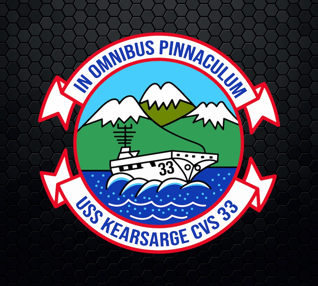 USS Kearsarge CVS-33 US Navy Aircraft Carrier - Ships Logo Emblem Crest ...