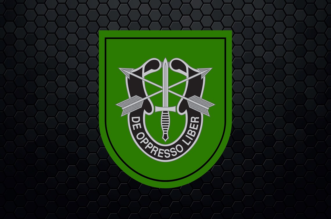 US Army 10th Special Forces Group (10th SFG) - Beret Flash Patch Logo ...