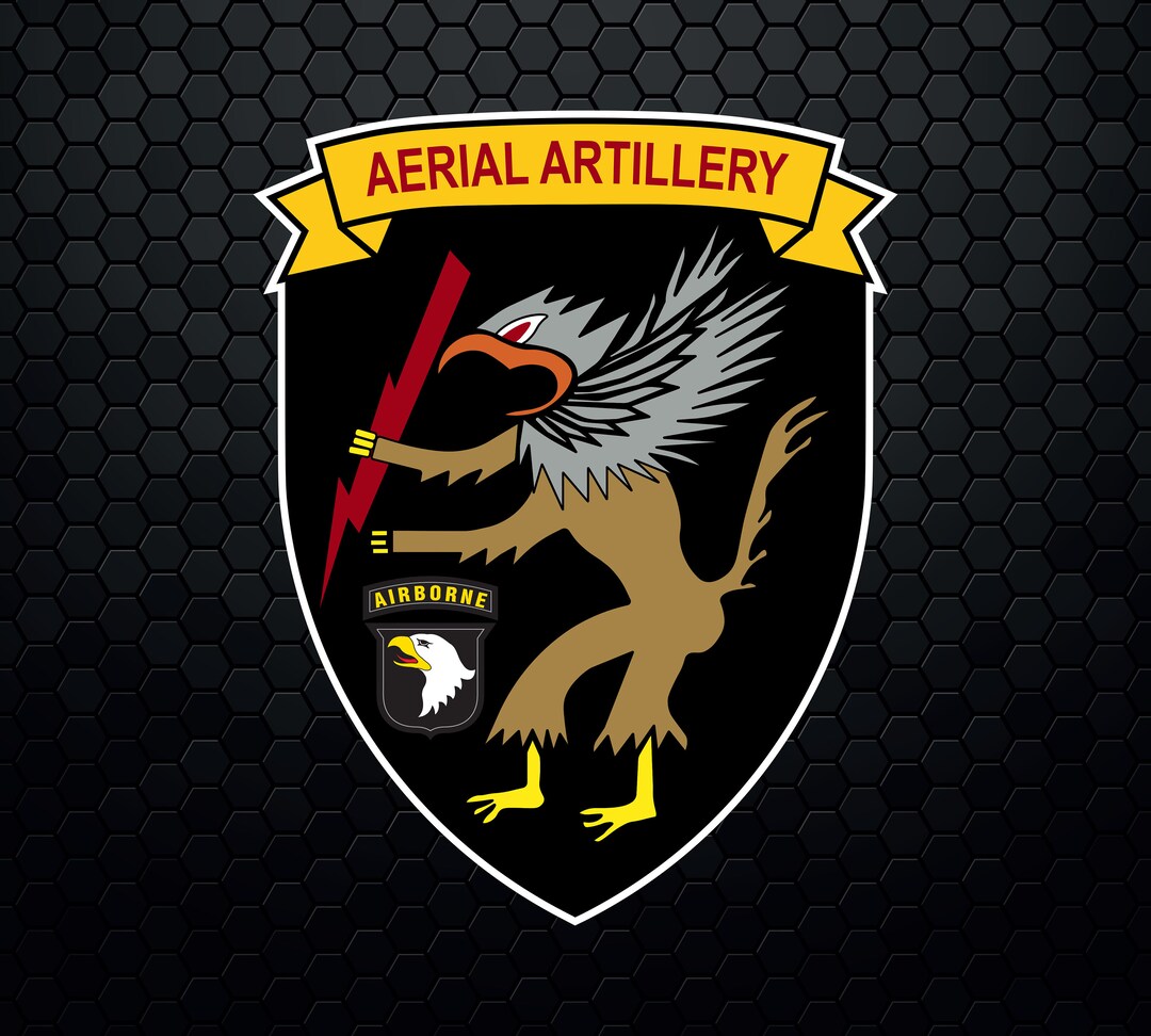 Aerial Artillery - Vietnam War - Patch Logo Decal Emblem Crest Insignia ...