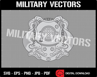 1st Class Diver Svg - Etsy