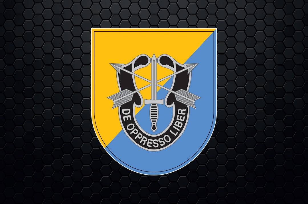 US Army 8th Special Forces Group (8th SFG) - Beret Flash Patch Logo ...