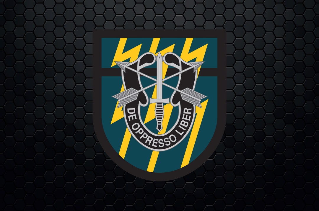 US Army 12th Special Forces Group (12th SFG) - Beret Flash Patch Logo ...