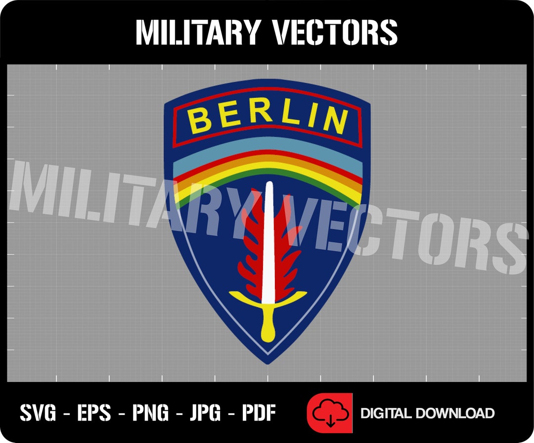 U.S. Army Berlin Brigade - Cold War - Patch Pin Logo Decal Emblem Crest ...