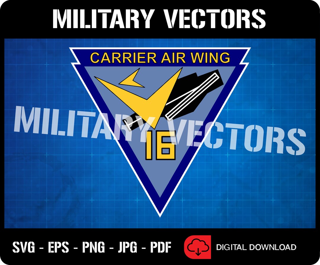 Carrier Air Wing Sixteen (CVW-16) - U.S. Navy Aircraft Carrier - Patch ...