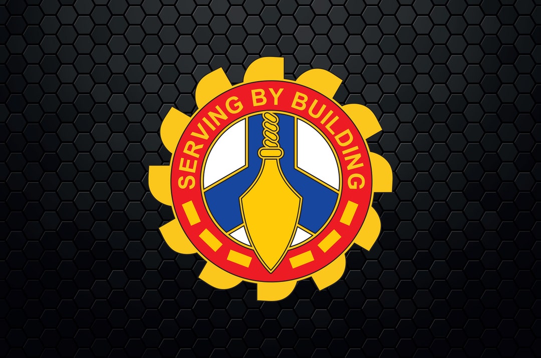 US Army 416th Engineer Command DUI - Patch Logo Decal Emblem Crest Insignia - Digital Svg Vector ...