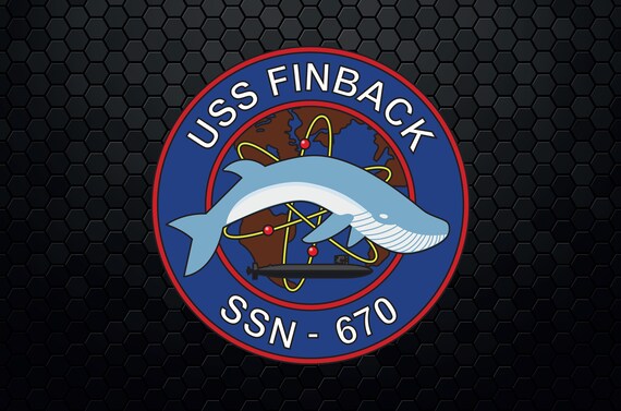 USS Finback SSN-670 Attack Submarine Patch Logo Decal | Etsy