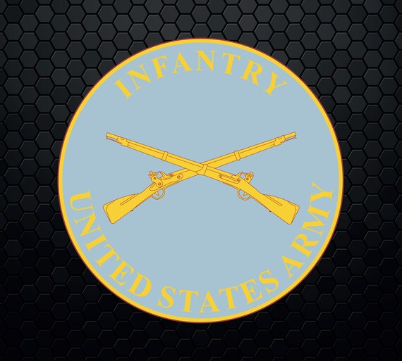 Us Army Infantry Cross Rifle Decals