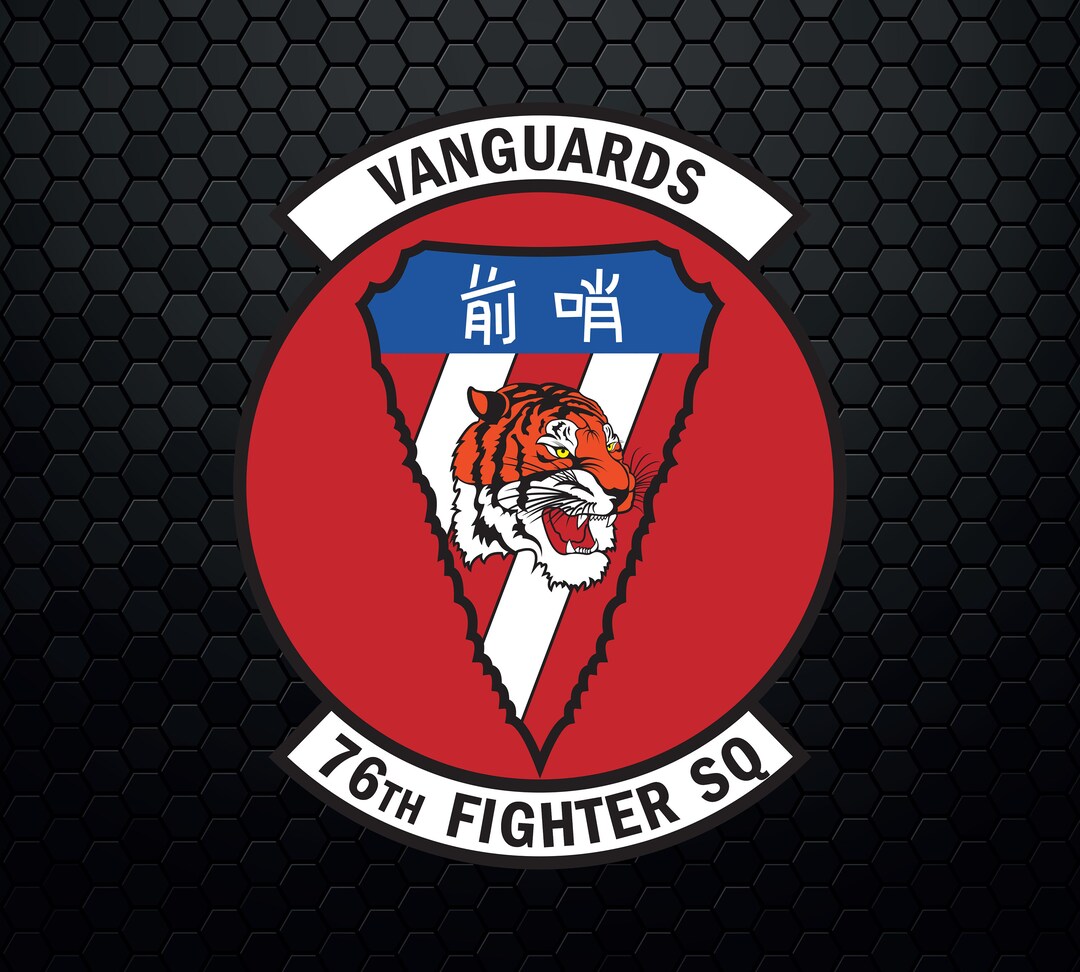 USAF 76th Fighter Squadron - Air Force 76th FS - Logo Decal Emblem ...