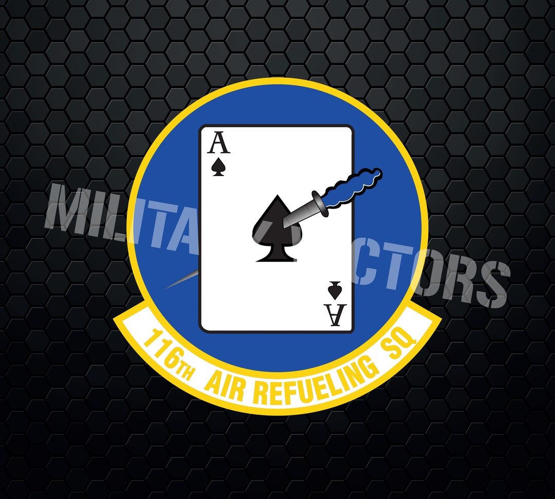 U.S. Air Force (USAF) 116th Air Refueling Squadron - Patch Logo Decal ...