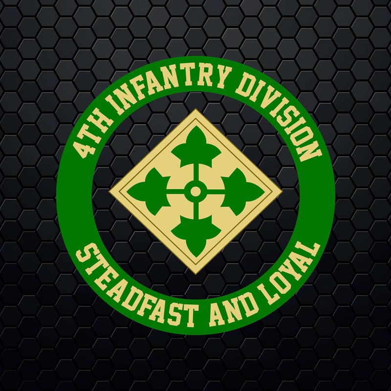 4th Infantry Division Svg - Etsy