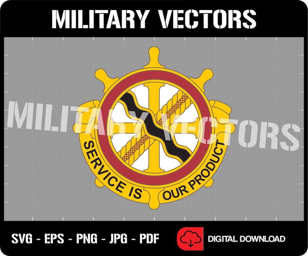 U.S. Army 24th Transportation Battalion - Patch Pin Logo Decal Emblem ...