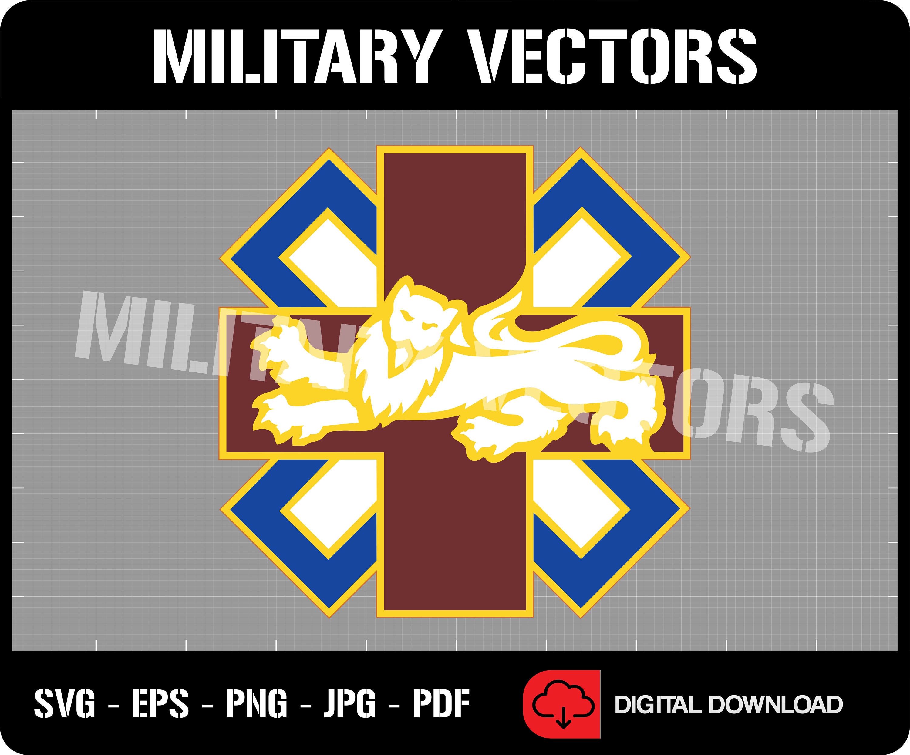 U.S. Army 364th Field Hospital Medical Corps Patch Logo Decal Emblem ...