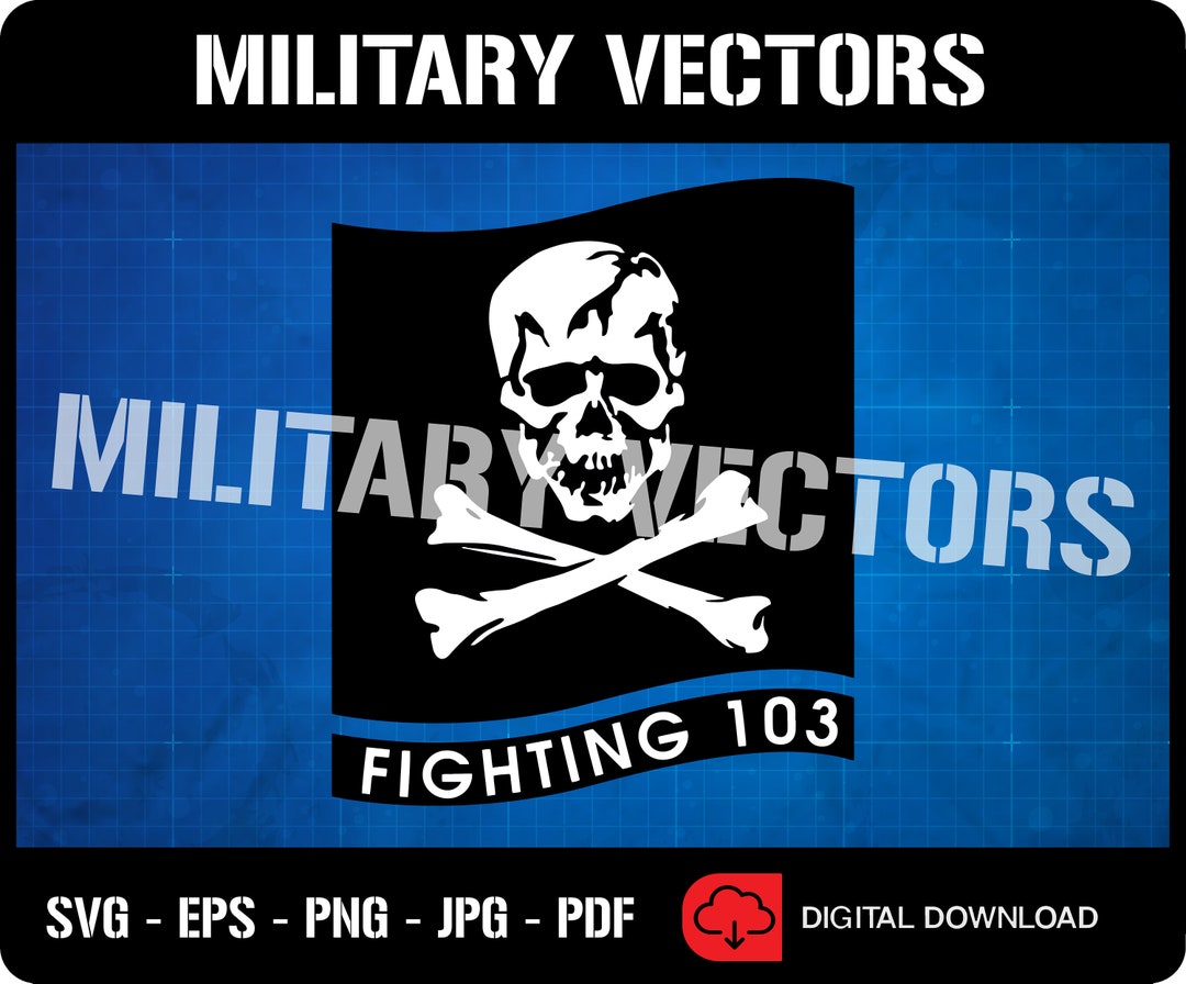 U.S. Navy Strike Fighter Squadron 103 (VFA-103) - USN Patch Logo Decal ...