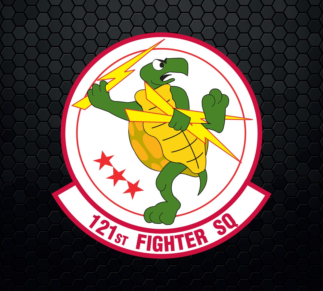 USAF 121st Fighter Squadron - Air Force 121st FS - Logo Decal Emblem ...