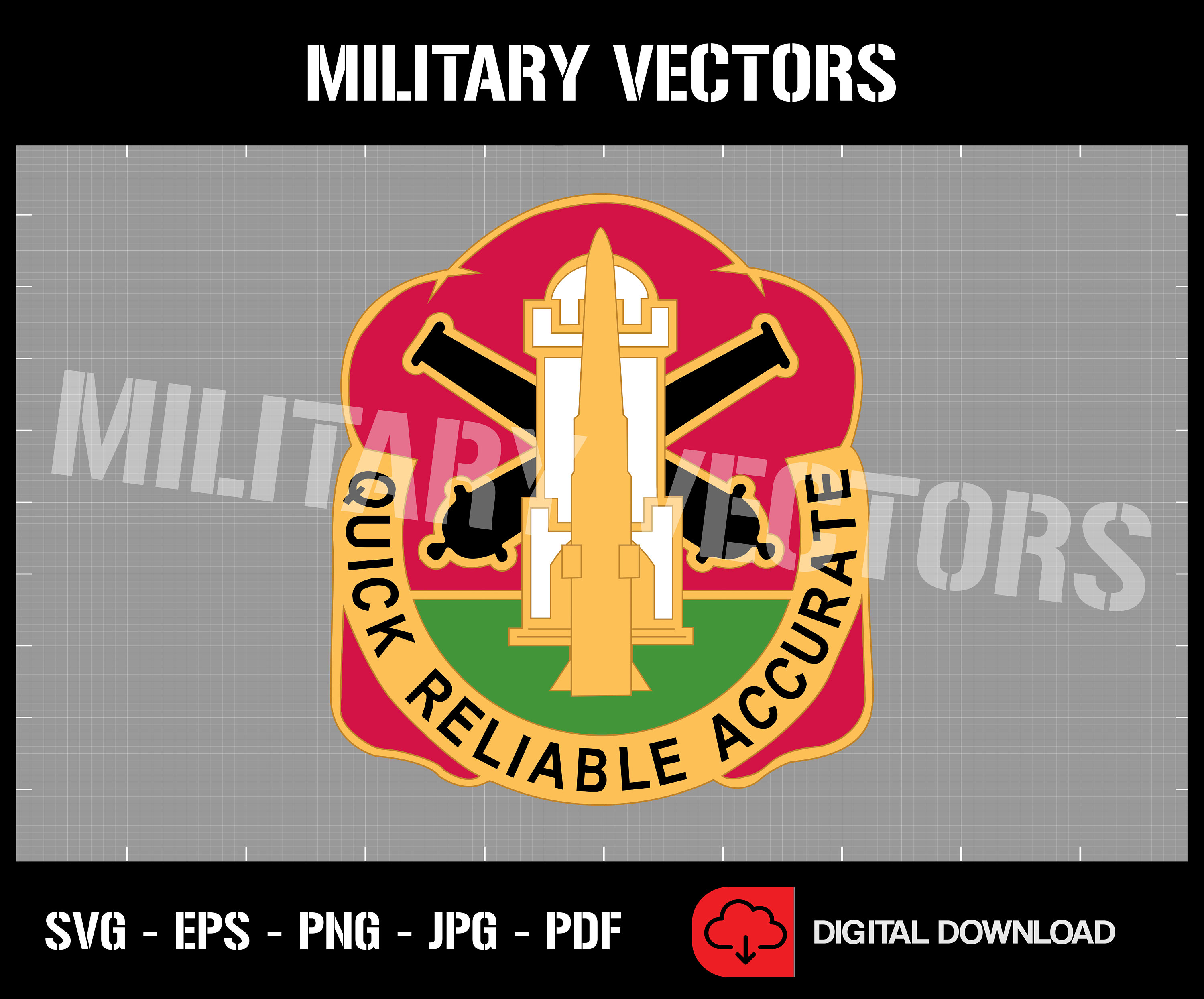 U.S. Army 56th Field Artillery Command Patch Pin Logo Decal - Etsy