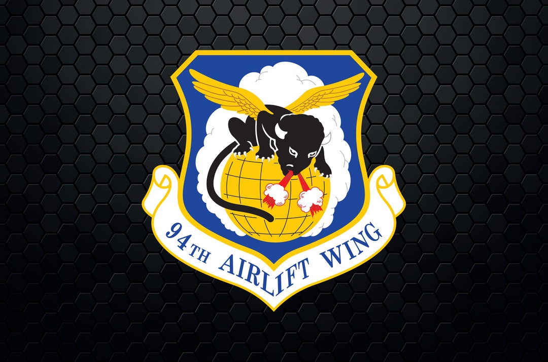 94th Airlift Wing (94 AW) USAF - Patch Logo Decal Emblem Crest Insignia ...