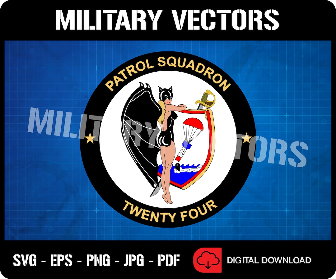U.S. Navy Patrol Squadron 24 (VP-24) - USN Patch Logo Decal Emblem ...
