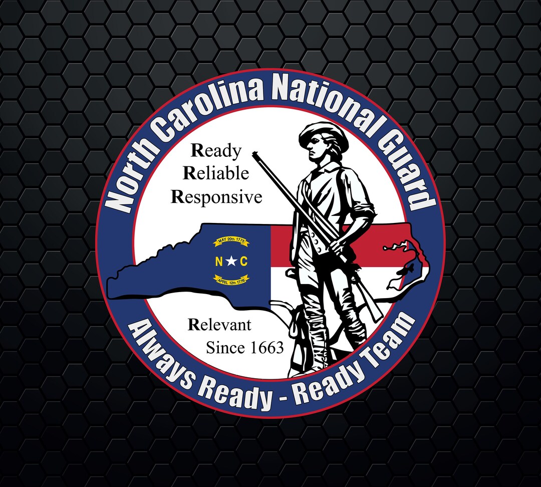 North Carolina National Guard: Logo Decal Emblem Crest Patch Seal Badge ...