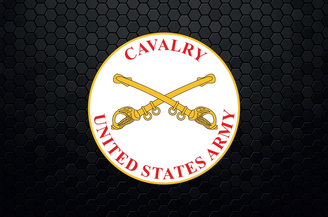US Army Cavalry Branch Plaque - Patch Logo Decal Emblem Crest Insignia ...