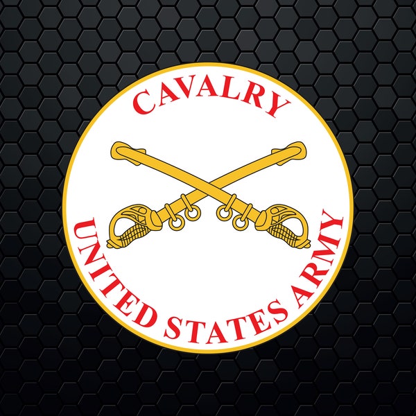 Us Army Cavalry Decal - Etsy