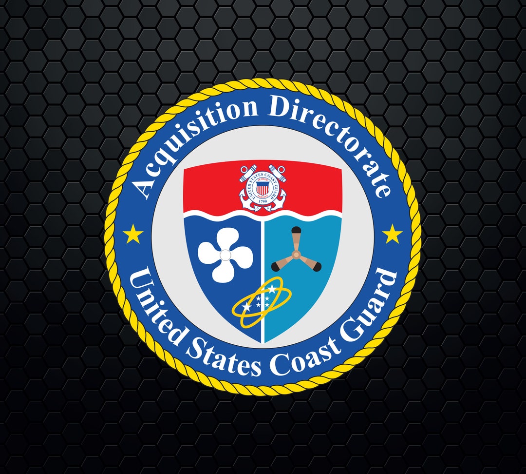 U.S. Coast Guard (USCG) Acquisition Directorate - Patch Logo Decal ...