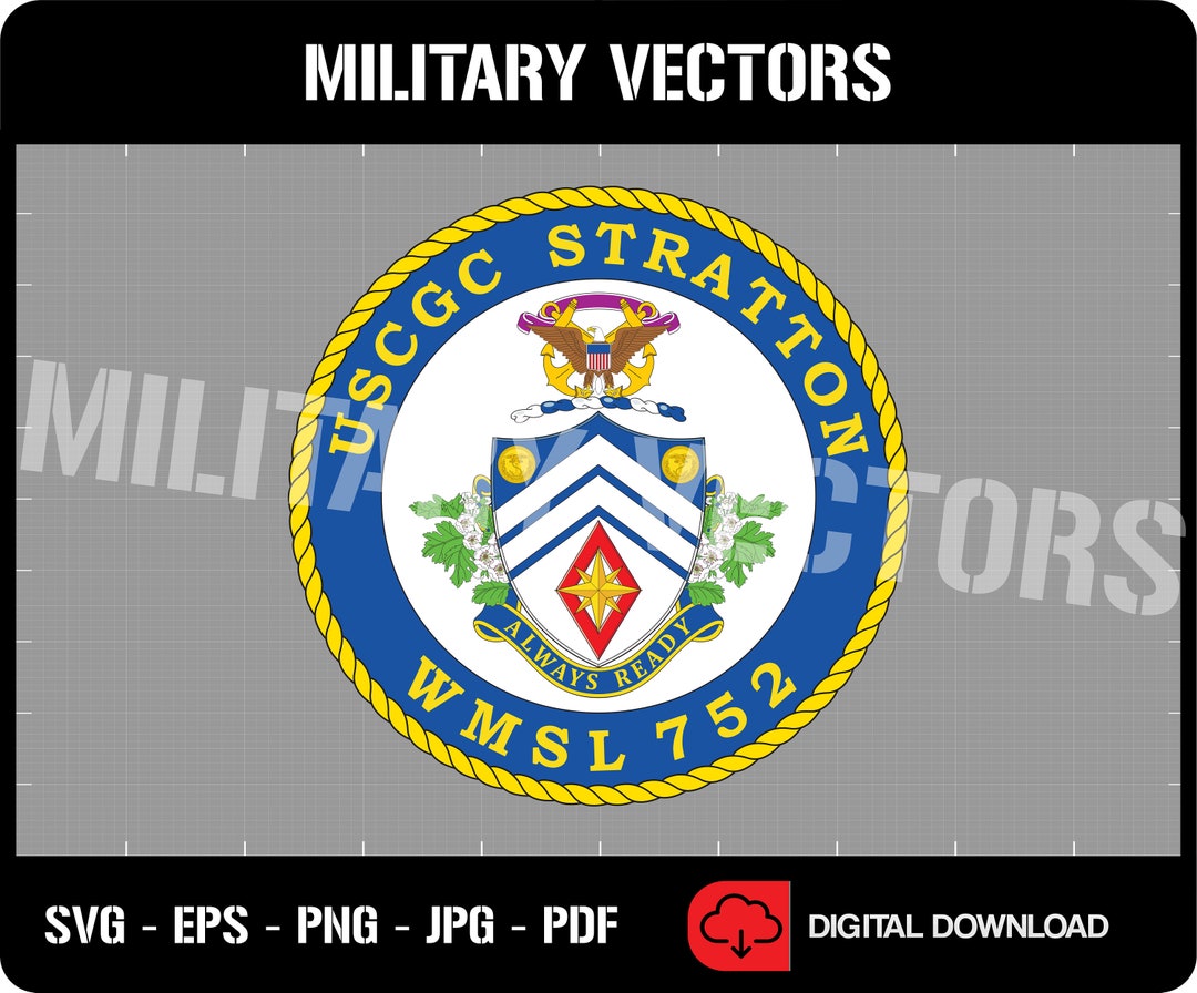 USCGC Straton (WMSL-752) - U.S. Coast Guard Cutter Ship - Patch Pin ...