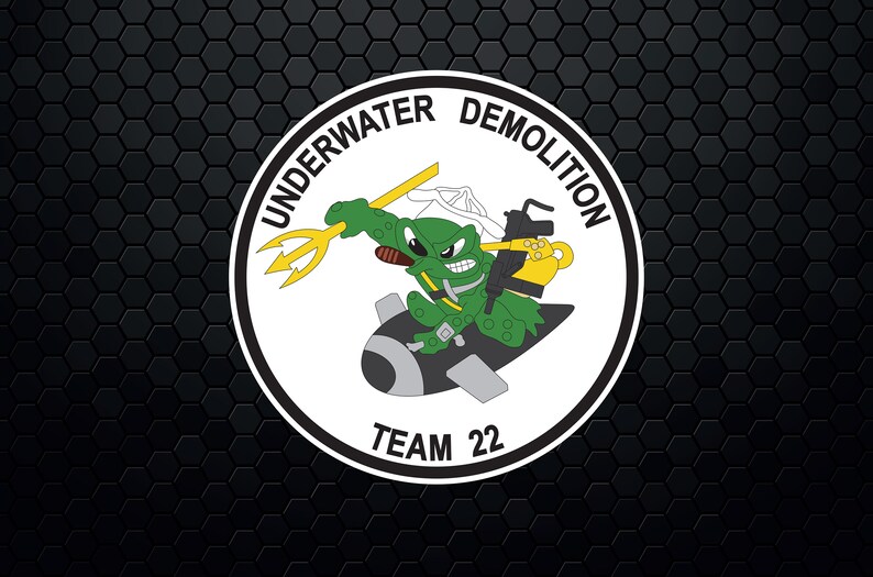 US Navy Underwater Demolition Team 22 UDT-22 Patch Logo | Etsy