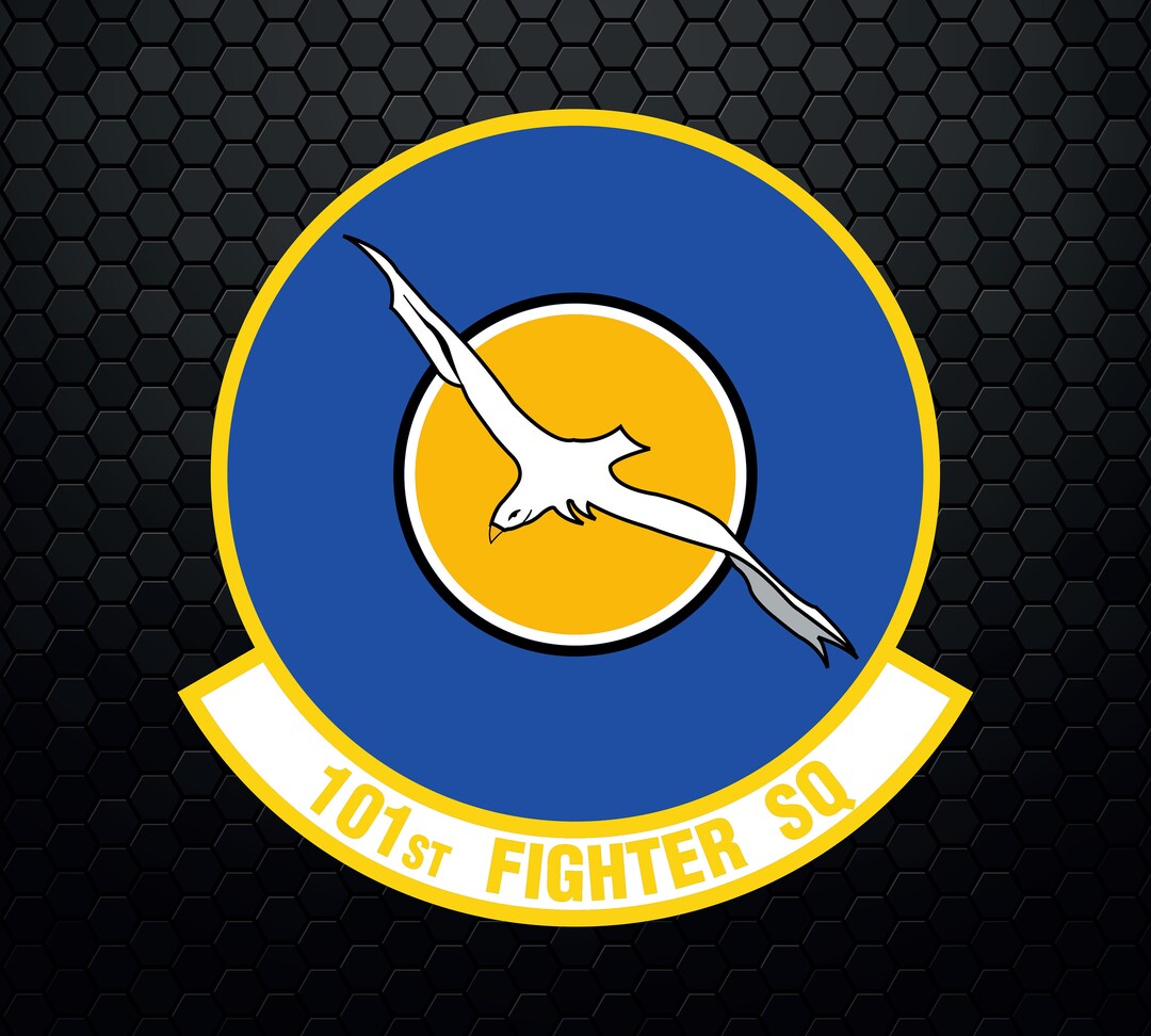 USAF 101st Fighter Squadron - Air Force 101st FS - Logo Decal Emblem ...