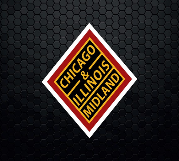 Chicago & Illinois Midland Railroad Logo Decal Emblem Crest - Etsy