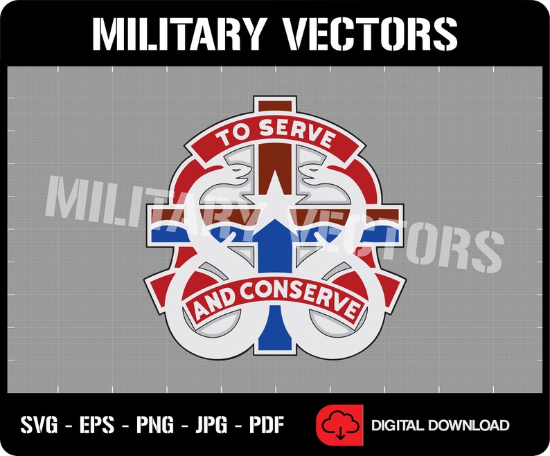 U.S. Army 18th Field Hospital Medical Corps Patch Logo Decal - Etsy