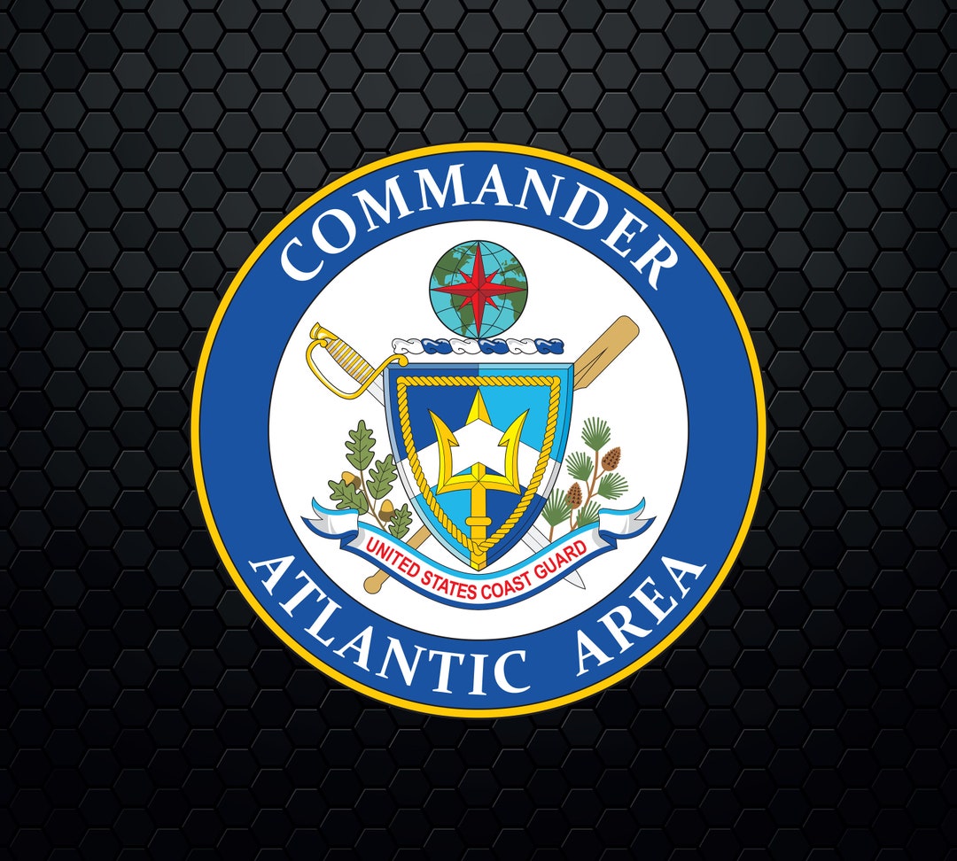 U.S. Coast Guard (USCG) Commander - Atlantic Area - Patch Logo Decal ...