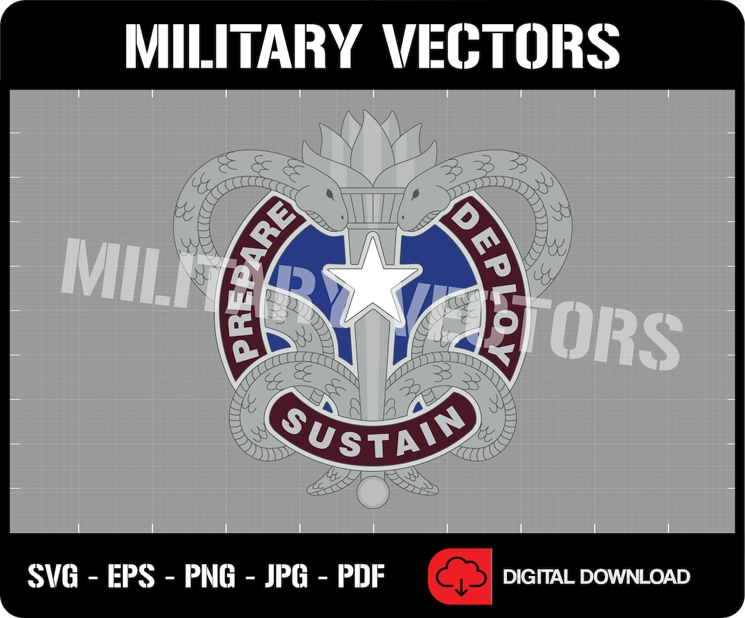 U.S. Army Medical Logistics Command - Medical Corps Patch Logo Decal ...