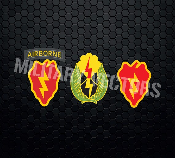 Us Army 25th Infantry Division Military Graphics Decal 4th Brigade